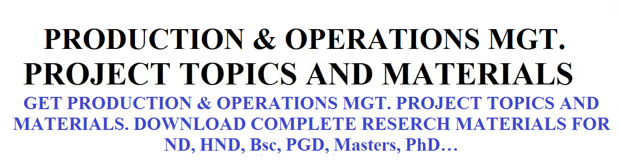 PHARMACY PROJECT TOPICS AND MATERIALS - Posts